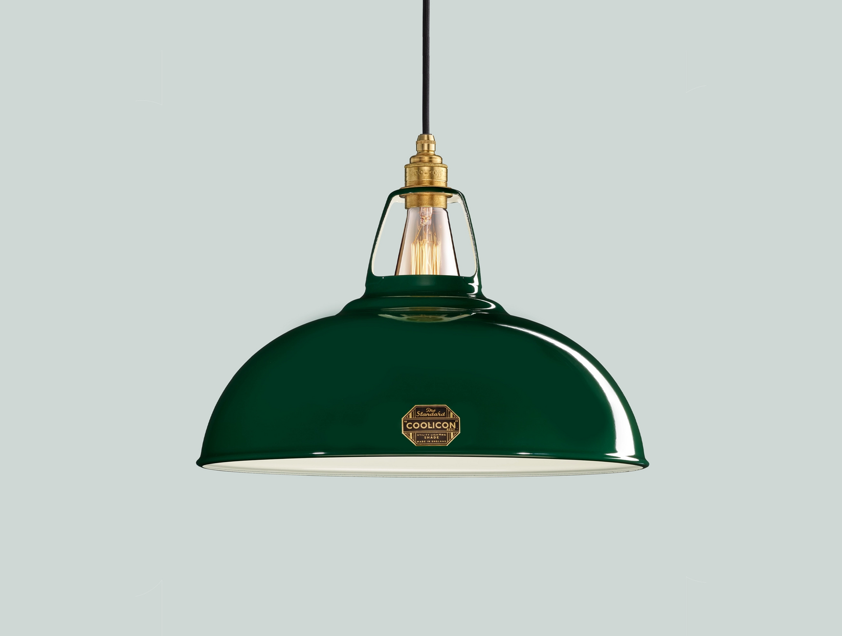 Original Green Lampshade - Large Size | Hanging Light – Coolicon Lighting